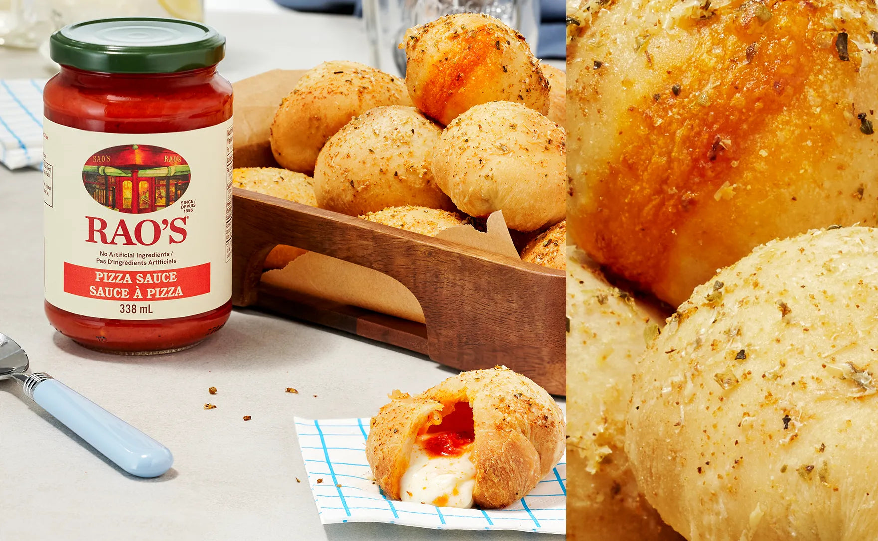 Italian Stuffed Pizza Bombs – Rao's Canada