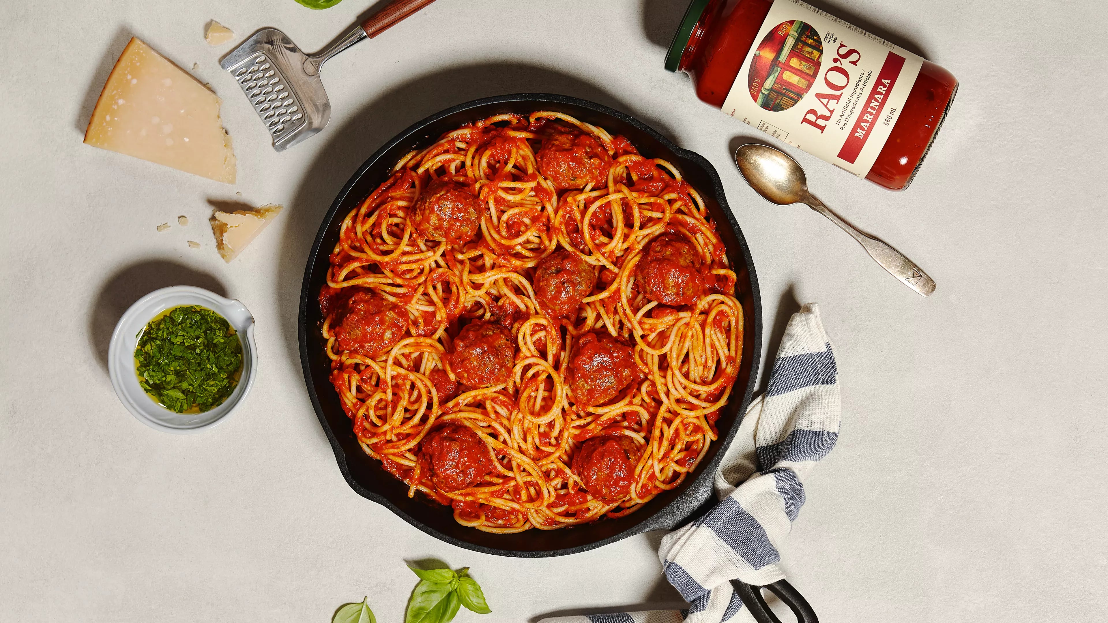 Les spaghettis et boulettes de viande express de Serena Wolf – Rao's Canada